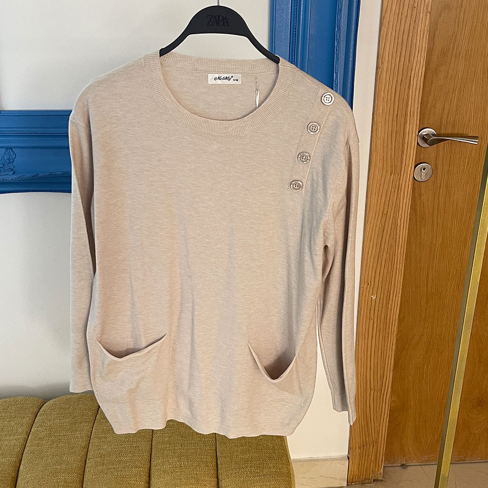 Pull robe en maille fine